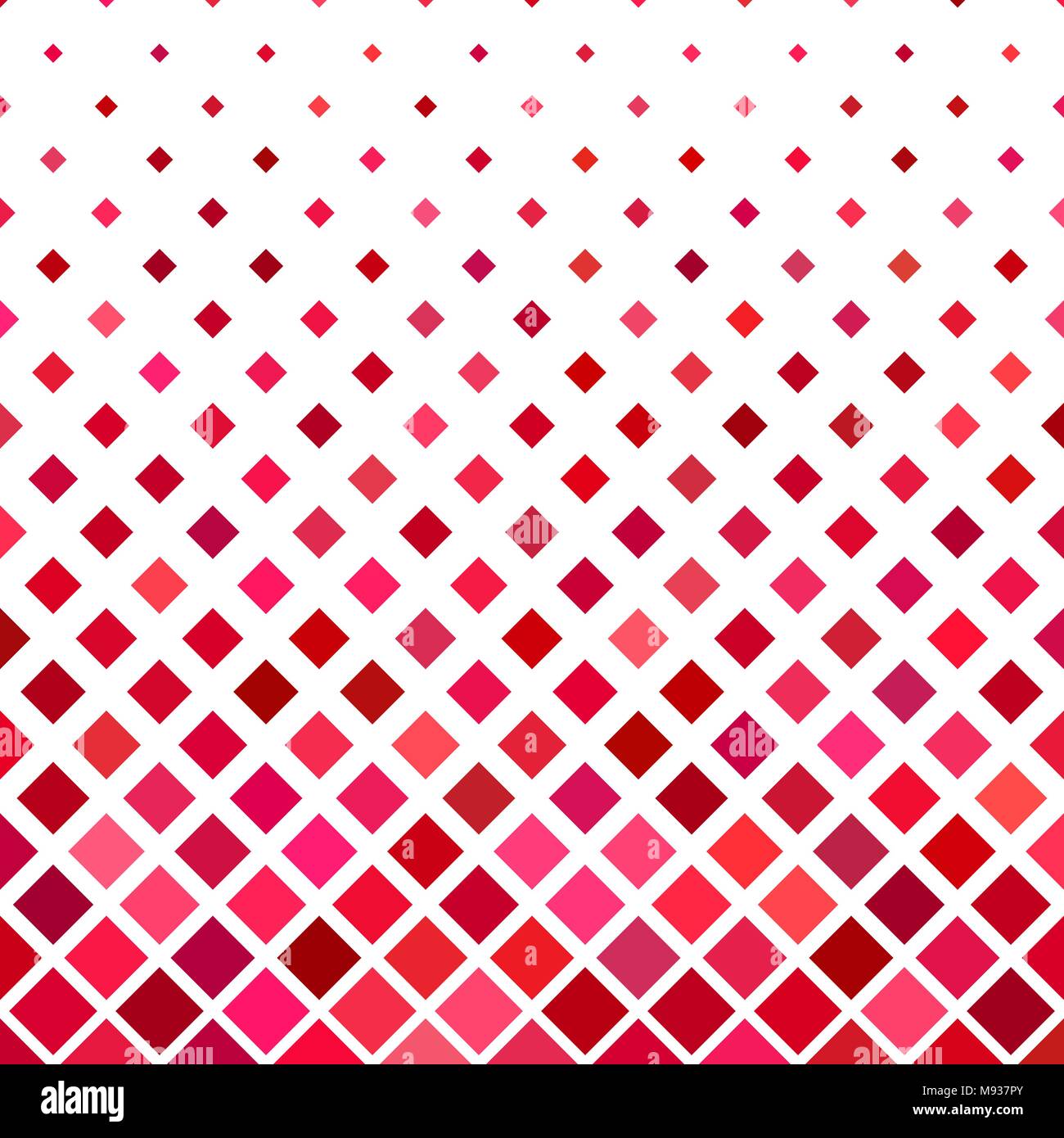 Red square pattern background - vector illustration from diagonal ...