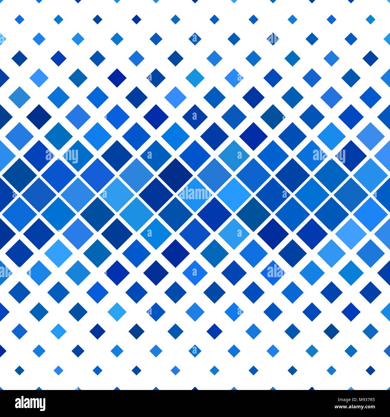 Abstract diagonal square pattern background - vector design from squares in blue tones Stock ...