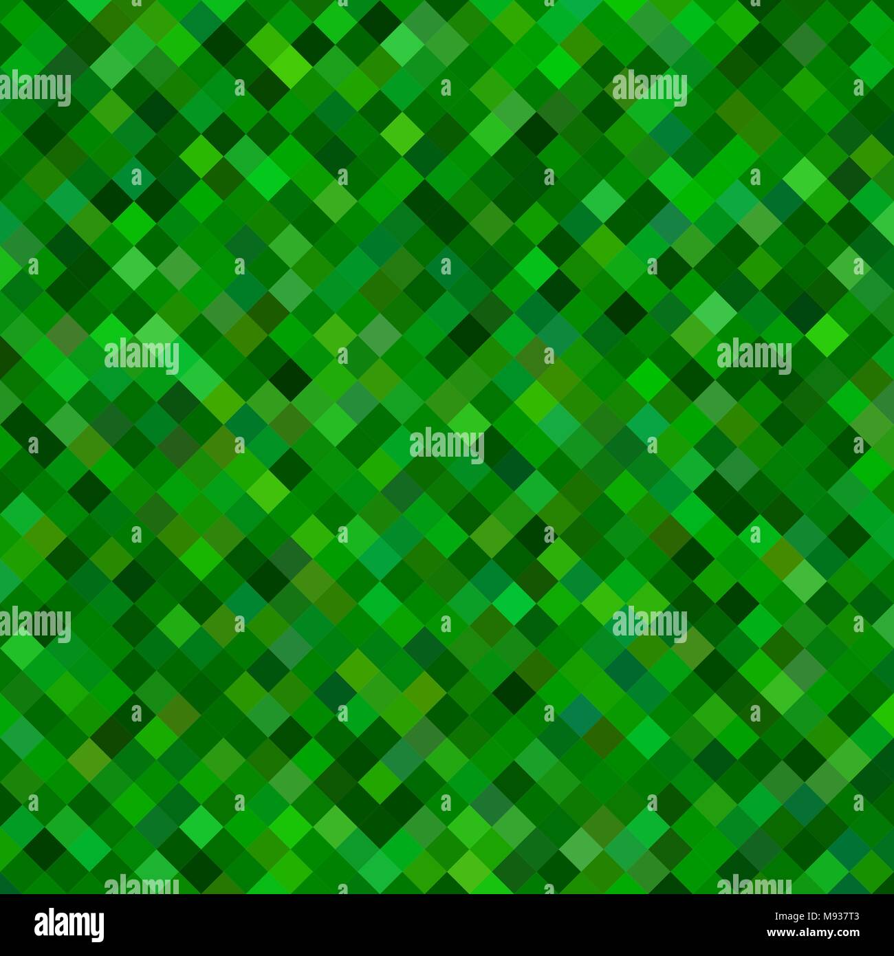 Abstract diagonal square pattern background - geometrical vector design from green squares Stock ...