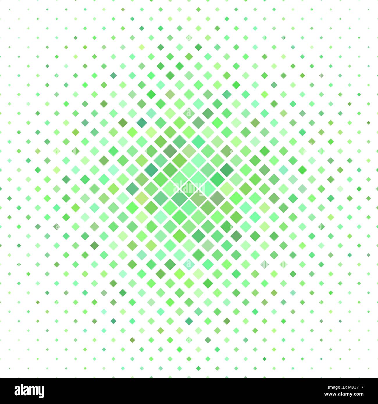 Diagonal square pattern background - geometrical vector graphic from green squares Stock Vector ...