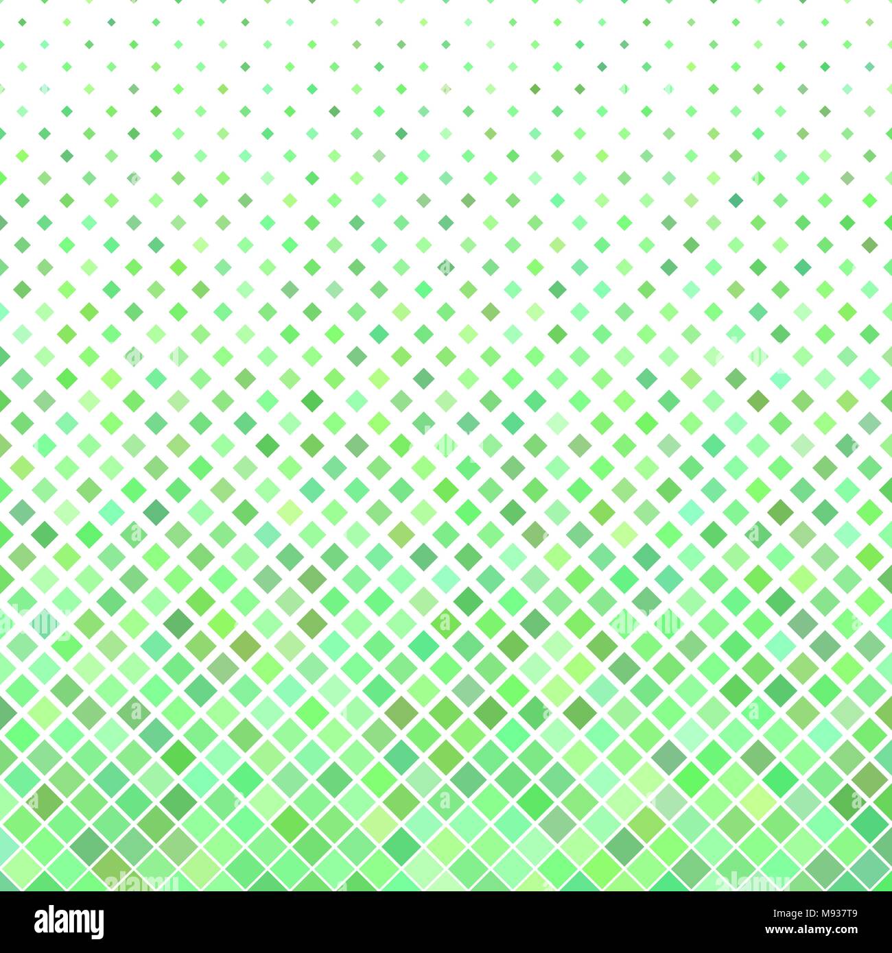 Abstract diagonal square pattern background - vector graphic from squares in green tones Stock ...