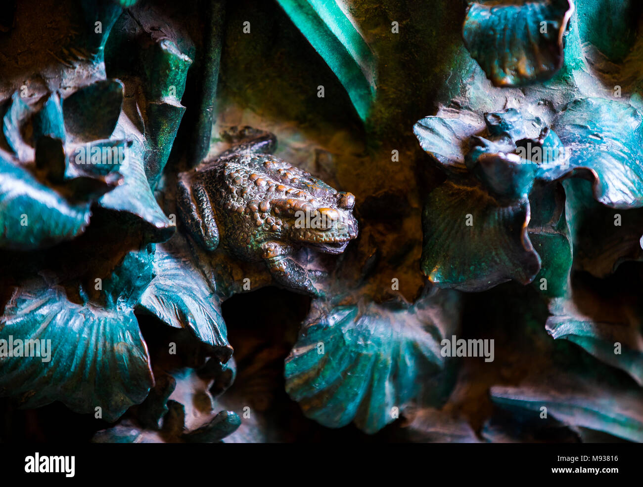 BARCELONA, SPAIN - 13 JANUARY 2018: Elements of insects, flowers, birds ...