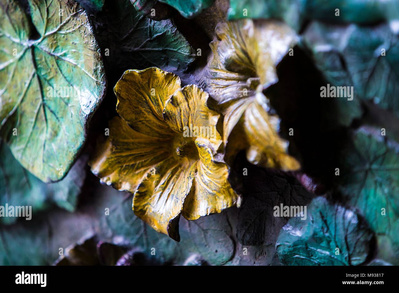 BARCELONA, SPAIN - 13 JANUARY 2018: Elements of insects, flowers, birds ...