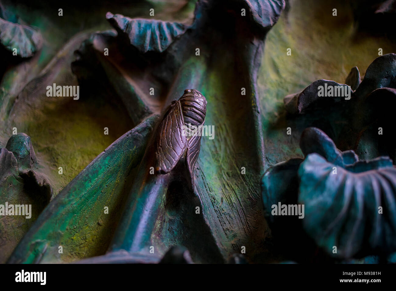 BARCELONA, SPAIN - 13 JANUARY 2018: Elements of insects, flowers, birds ...