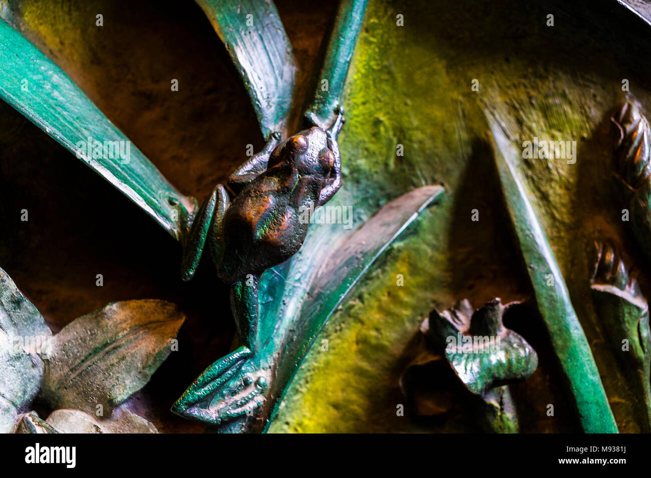 BARCELONA, SPAIN - 13 JANUARY 2018: Elements of insects, flowers, birds ...