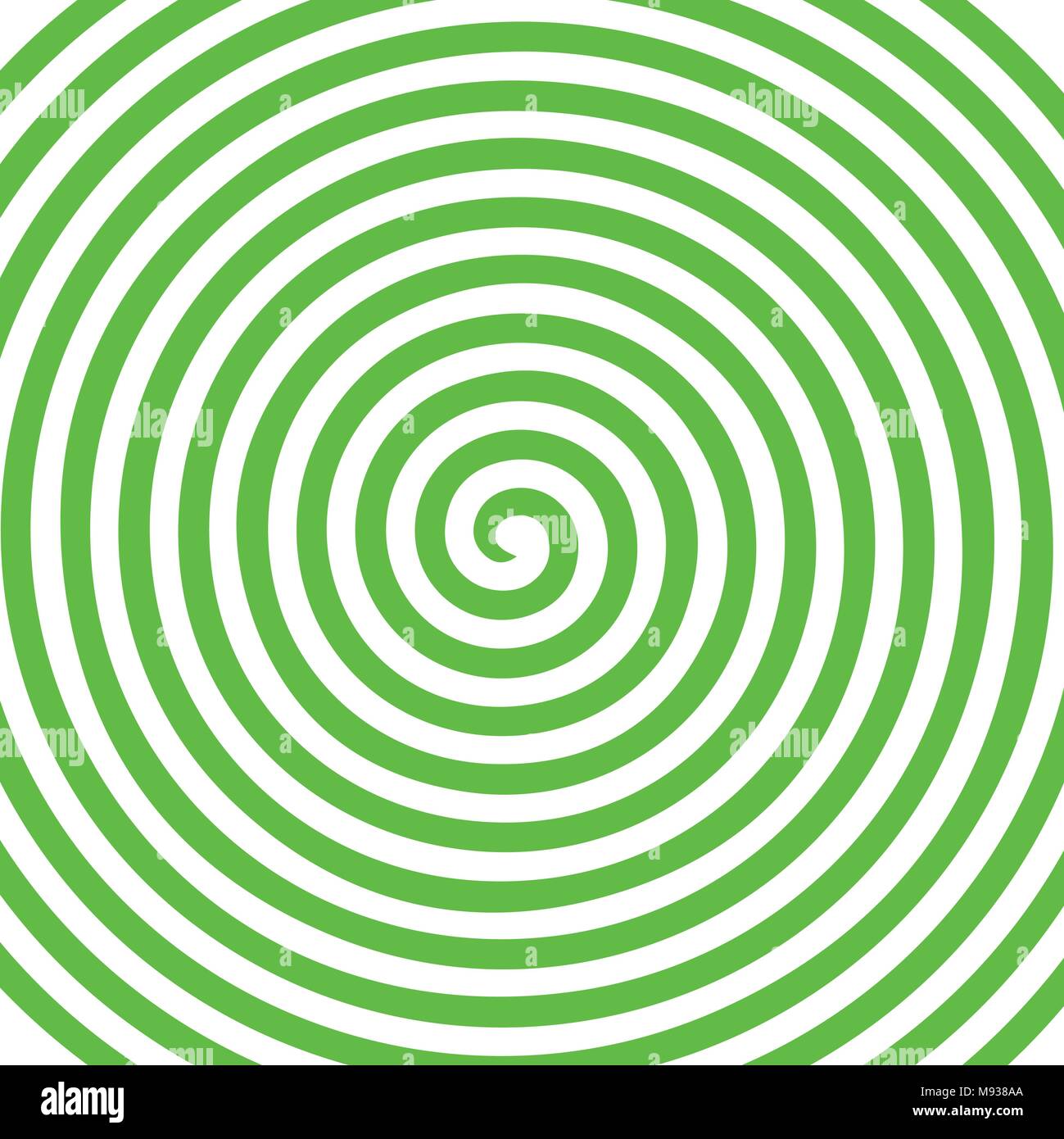 White Green Round Abstract Vortex Hypnotic Spiral Wallpaper Vector
