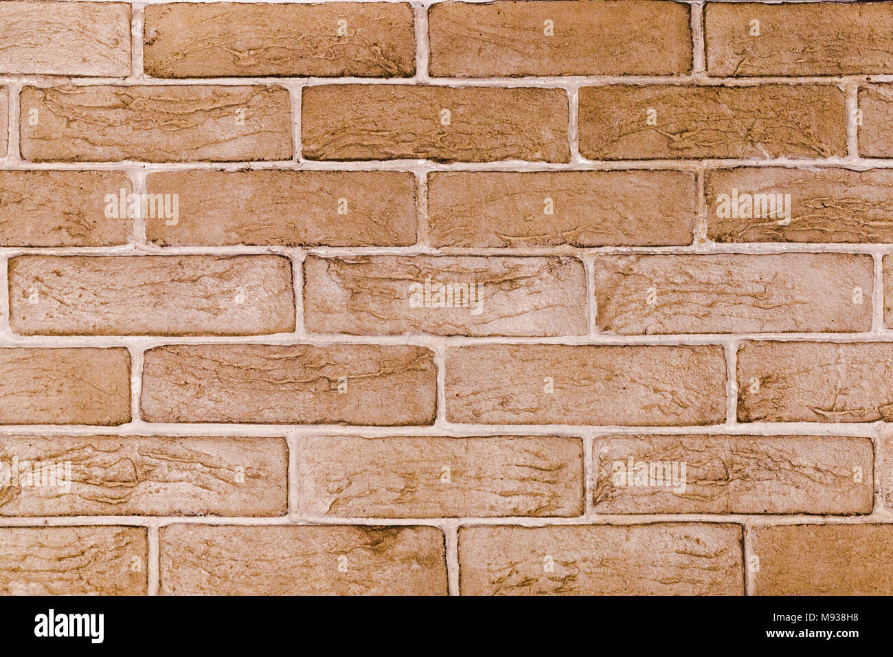 light orange brick wall, close-up, background image Stock Photo - Alamy