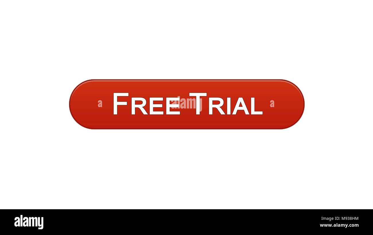 Free trial web interface button wine red color, application advertising software, stock footage ...