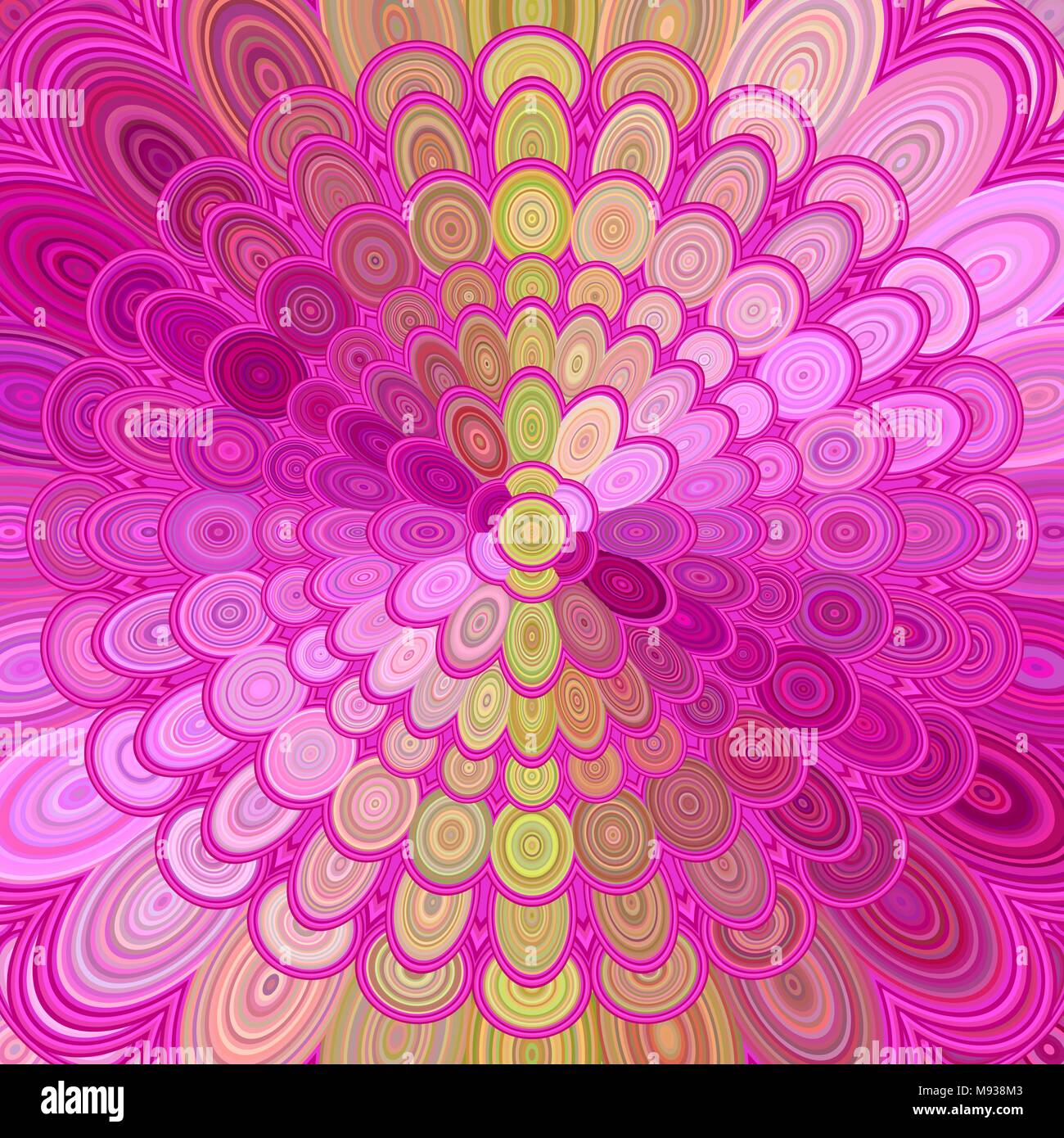Pink flower mandala hi-res stock photography and images - Alamy
