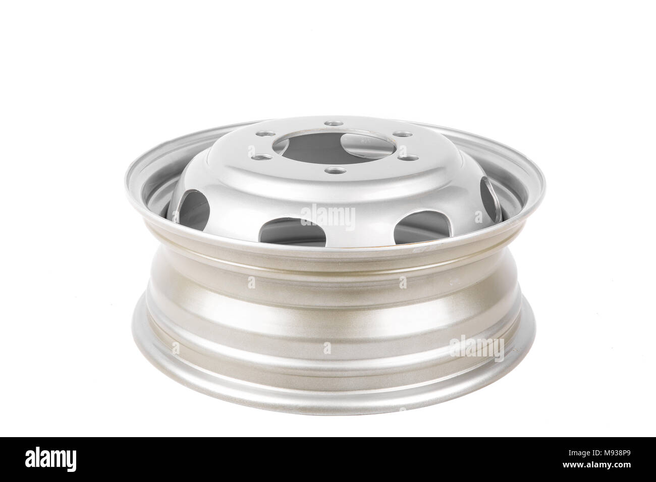 car wheel disc, isolated over white background Stock Photo - Alamy