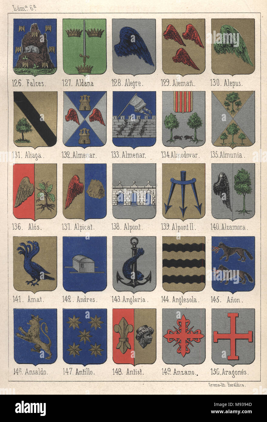 Heraldry, Coats of Arms of Spain, Nobiliario de los Reinos y senorios ...