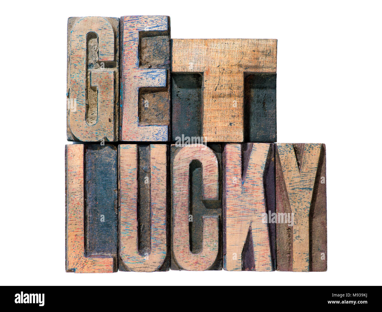 Lucky font hi-res stock photography and images - Alamy