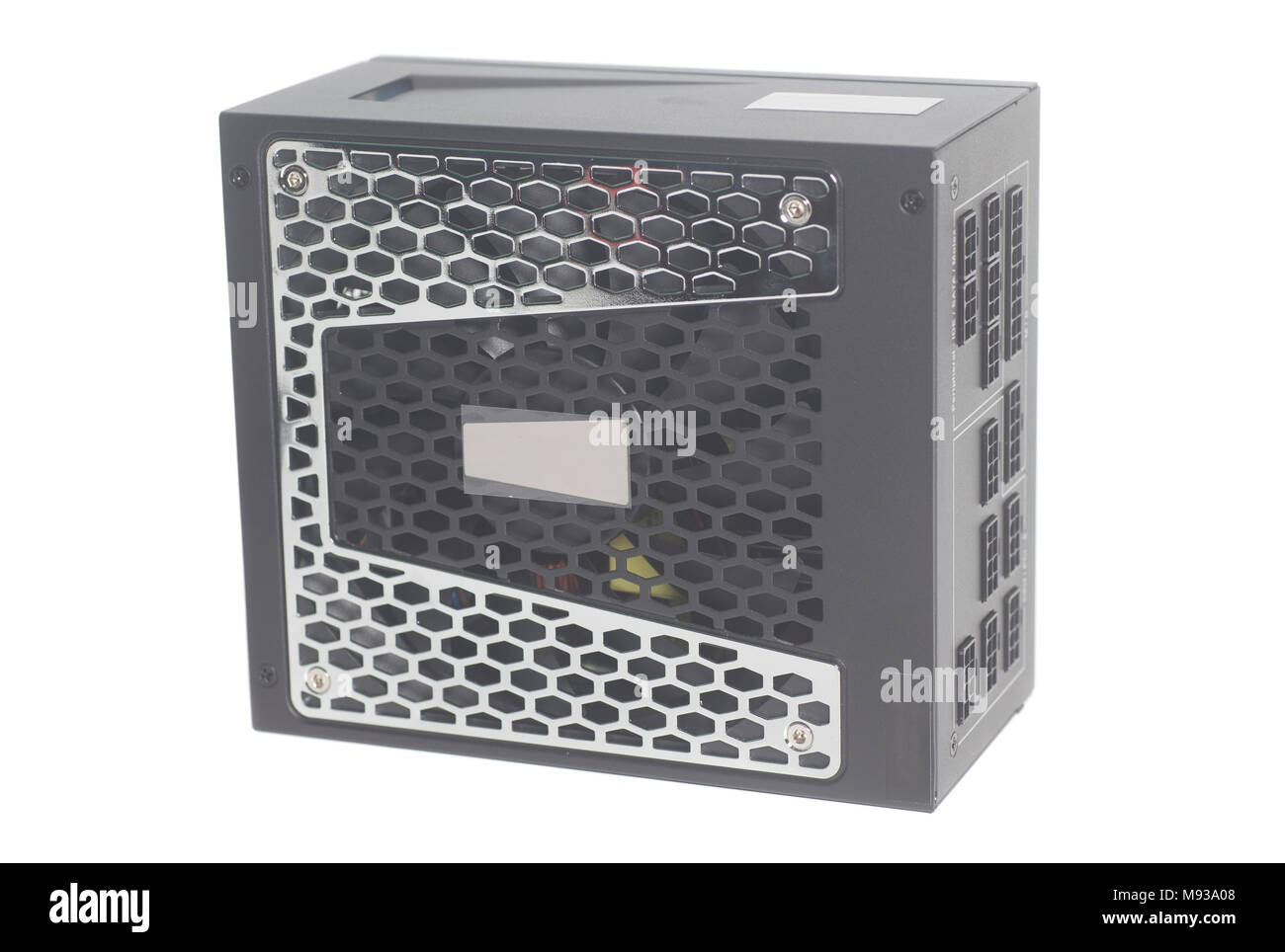 Computer Power Supply Unit isolated on a white background Stock Photo ...