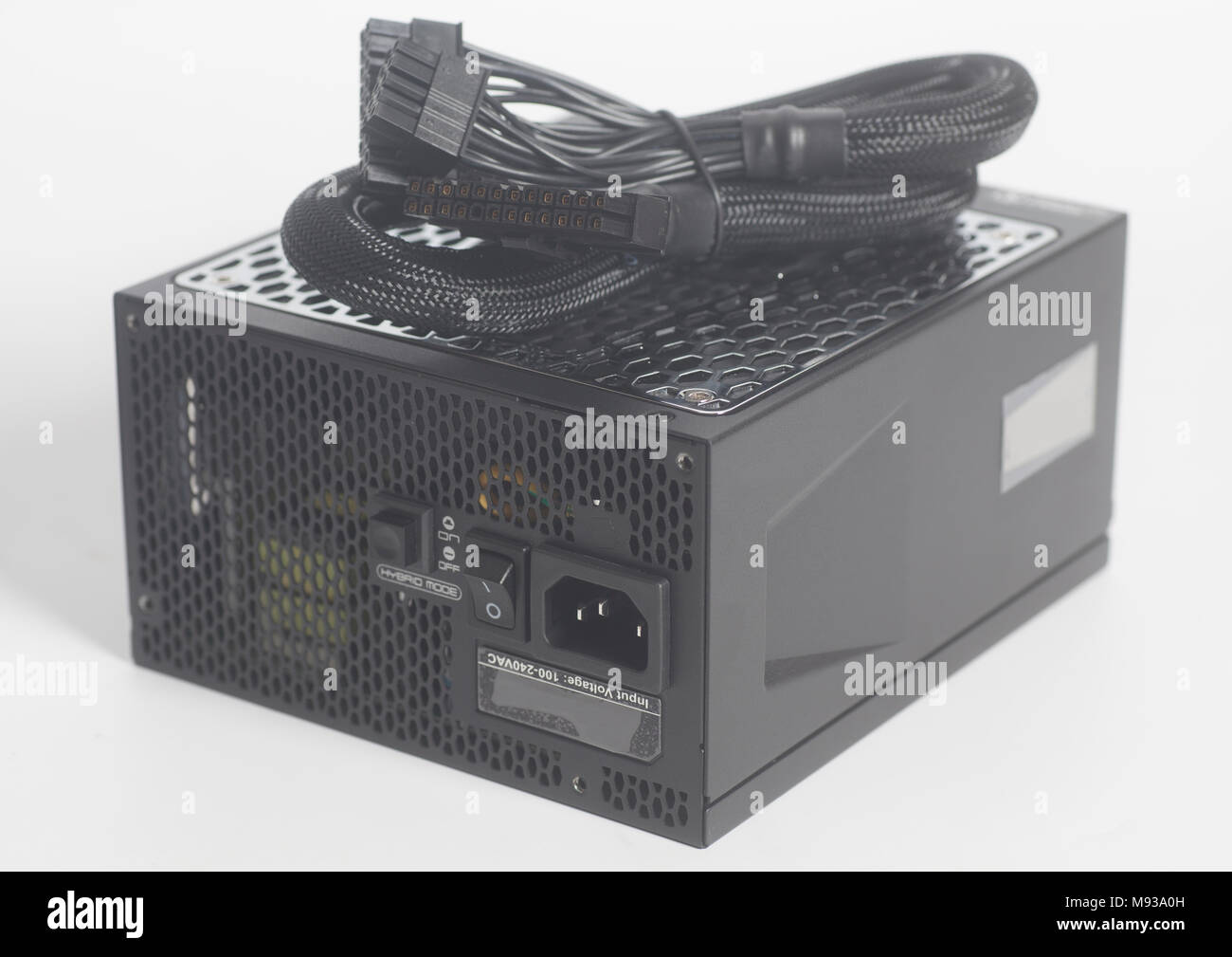 Computer Power Supply Unit isolated on a white background Stock Photo ...