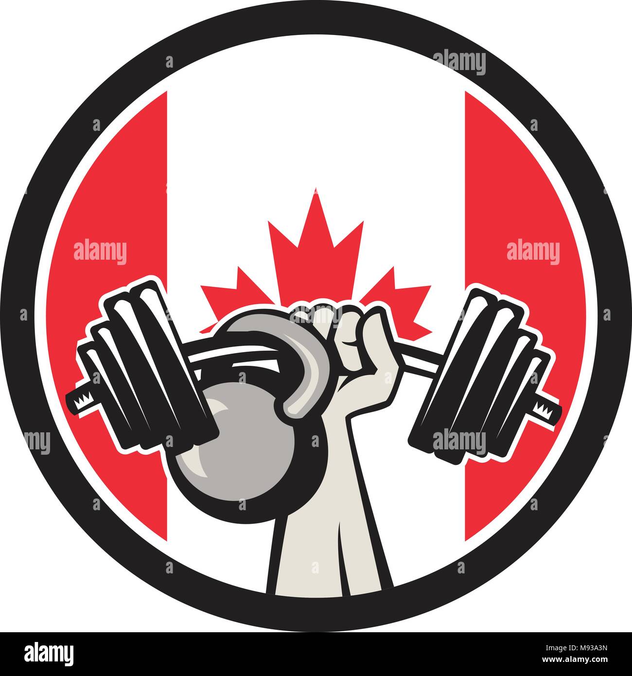 Exercise maple flag Stock Vector Images - Alamy