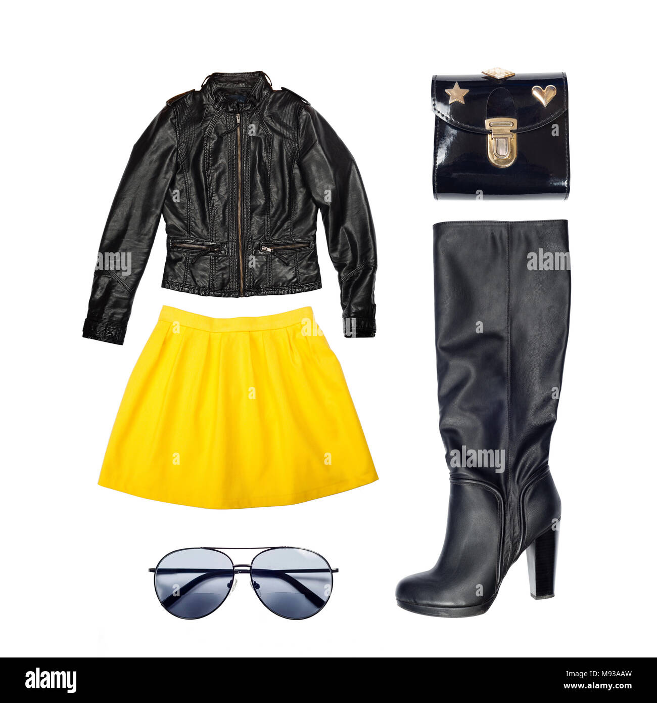 Leather outfit hi-res stock photography and images - Alamy