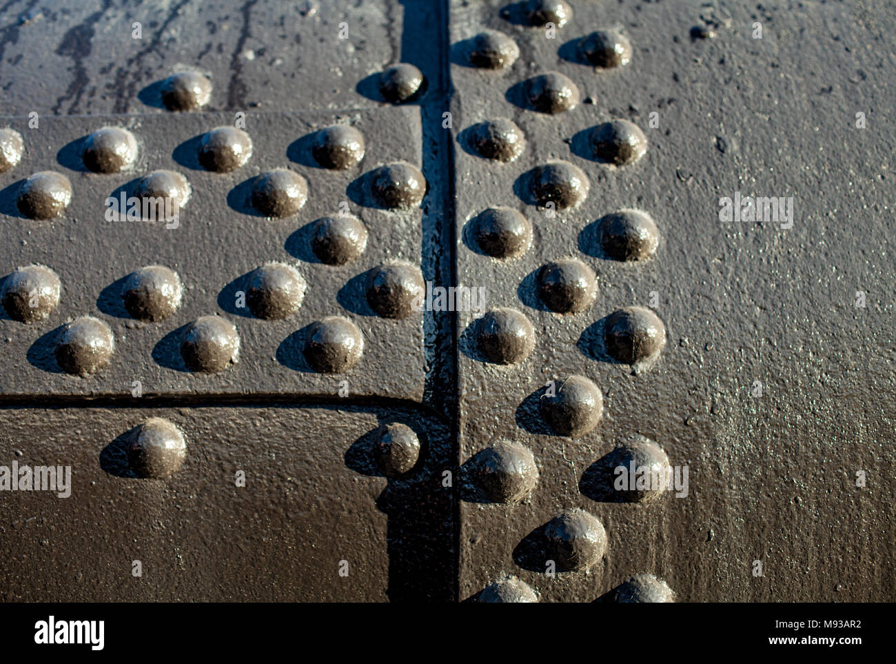old boiler with rivets close to Stock Photo - Alamy