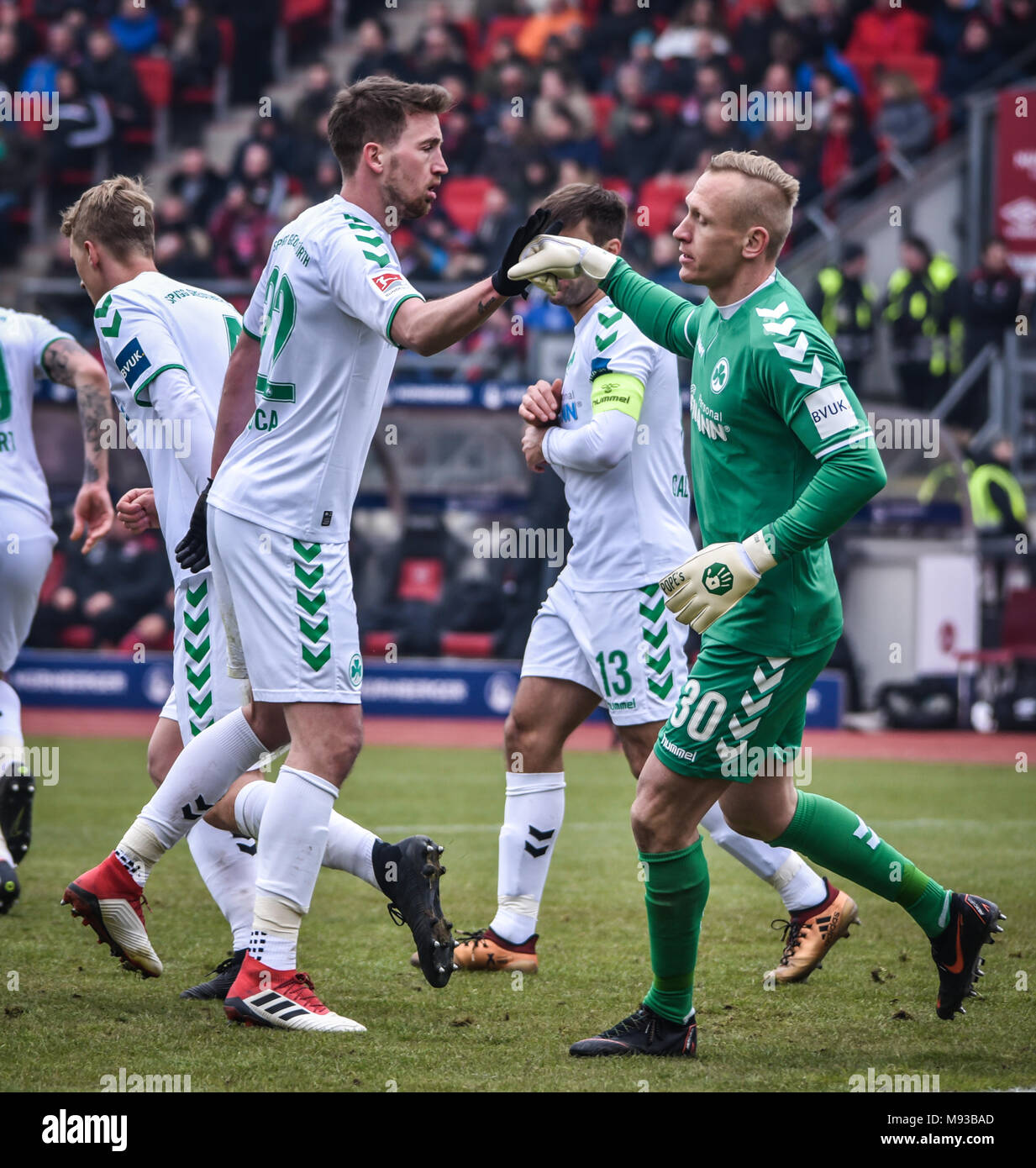 Germany, Nuernberg, Max-Morlock-Stadion, 03 March 2018 - 2.Bundesliga ...