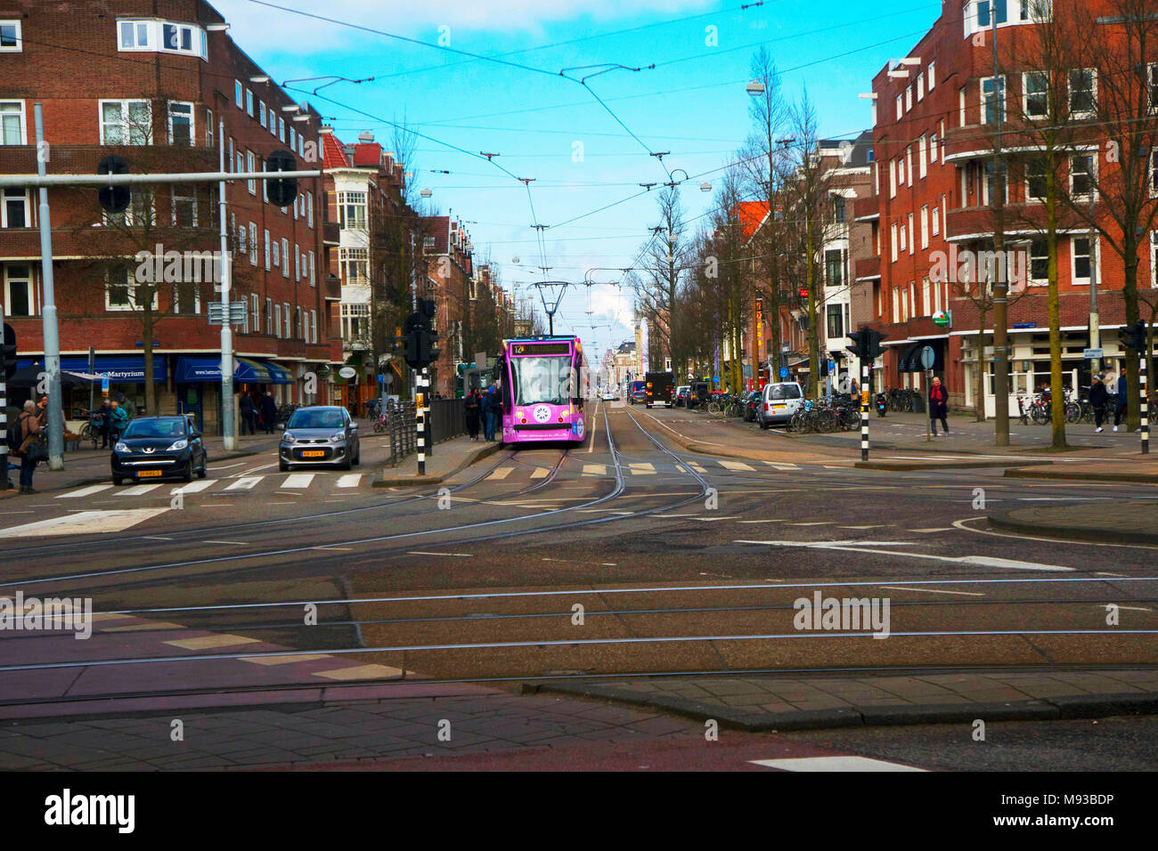 Street in Amsterdam Stock Photo - Alamy