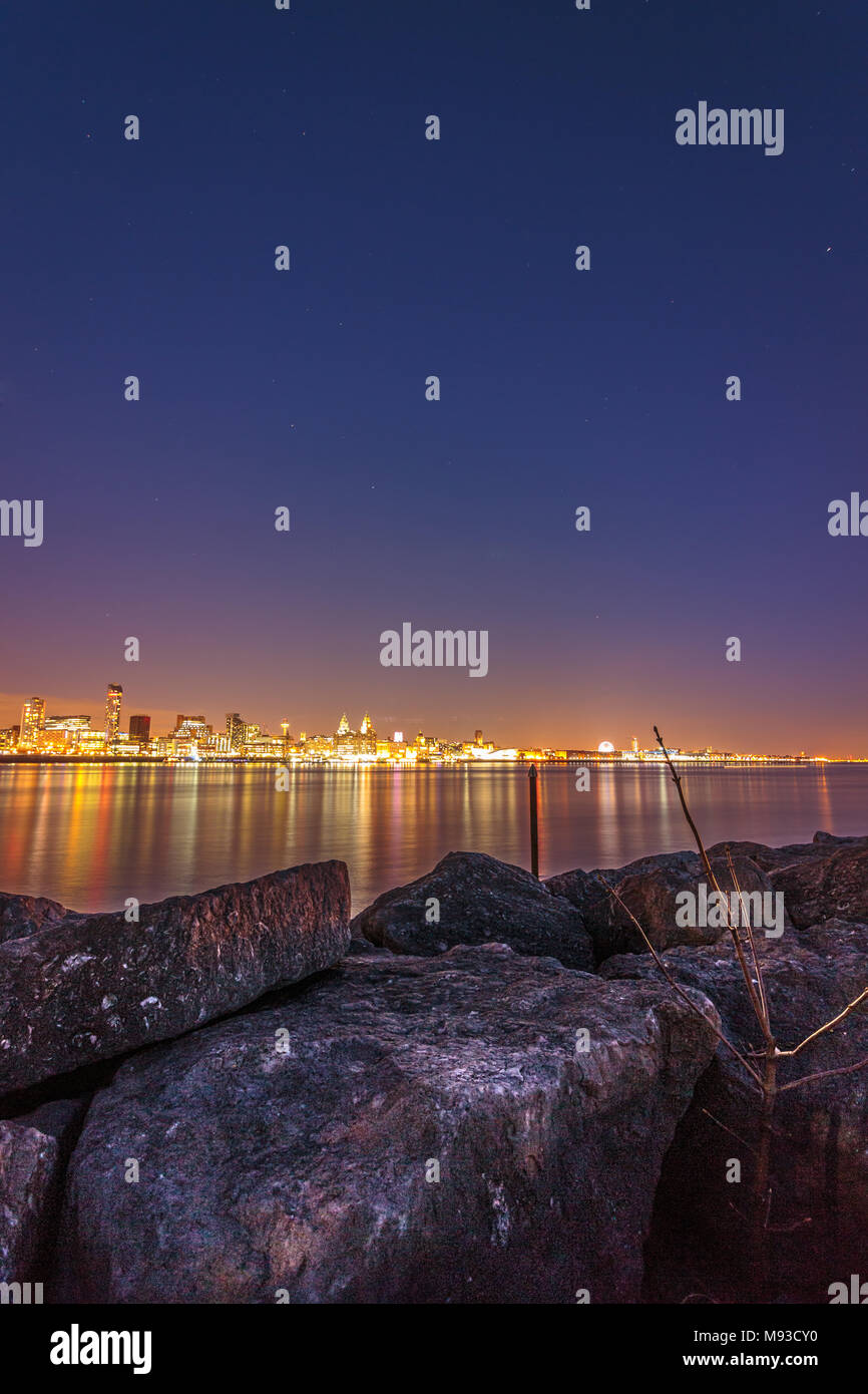 Liverpool City Skyline Cityscape Stock Photo - Alamy