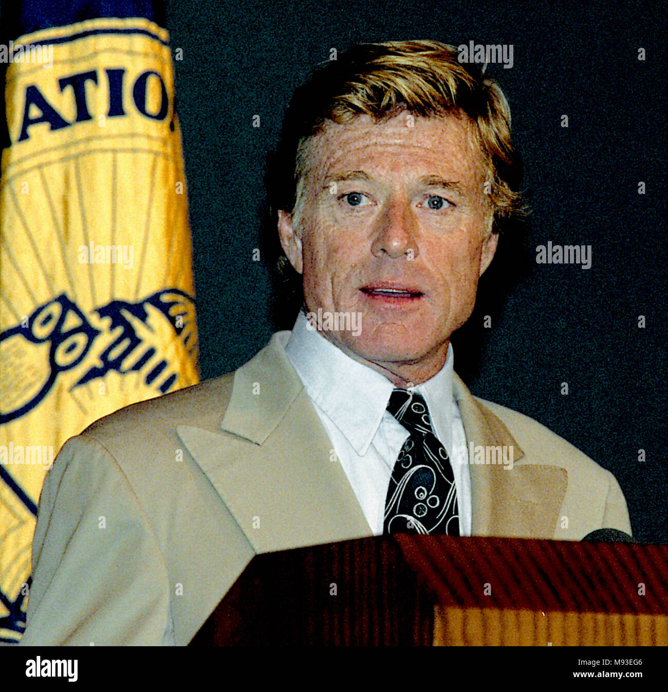 Washington, DC., USA, October 1, 1990 Actor Robert Redford at the ...