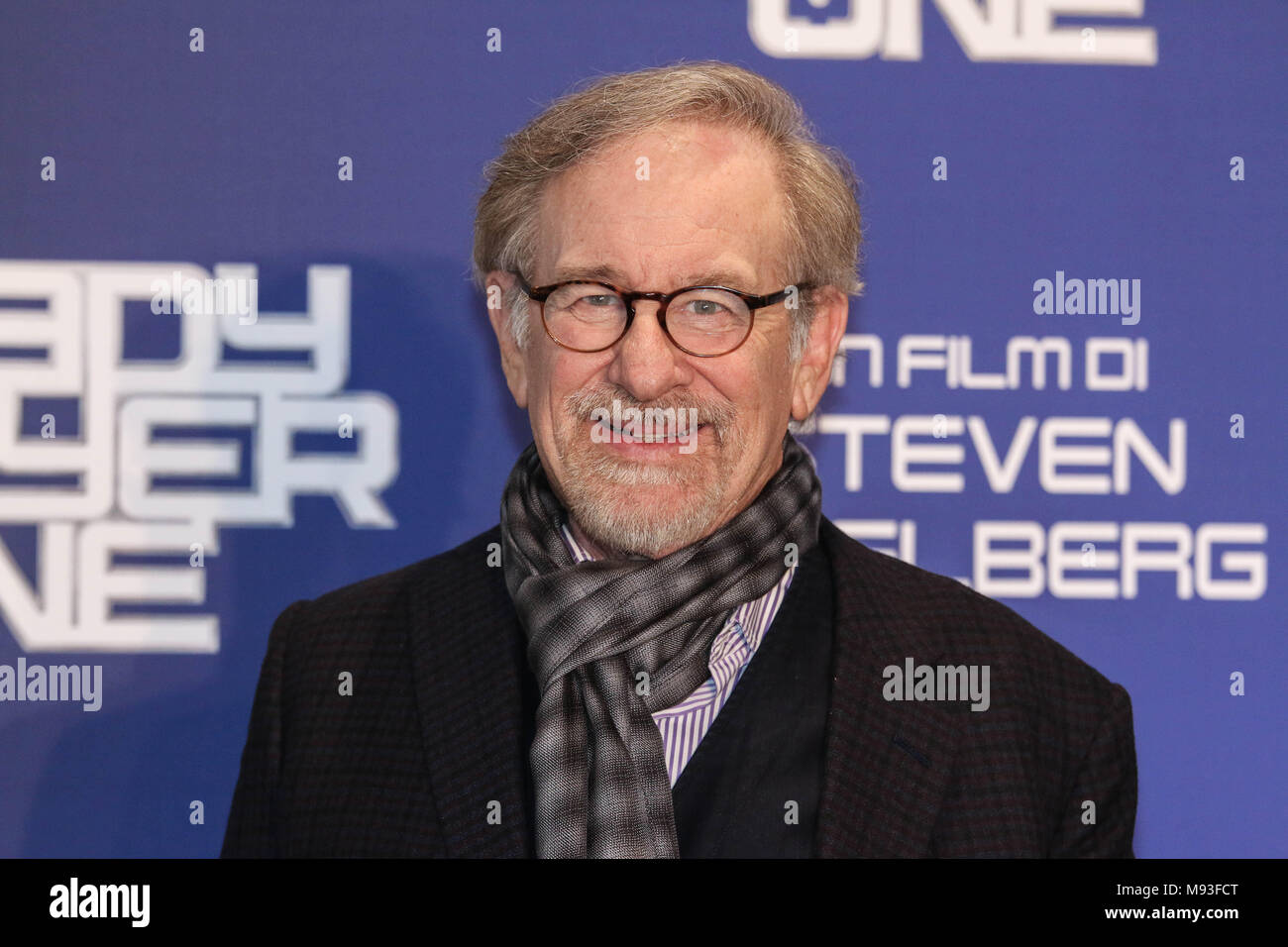 Rome, Italy. 21st Mar, 2018. US director Steven Spielberg poses during ...