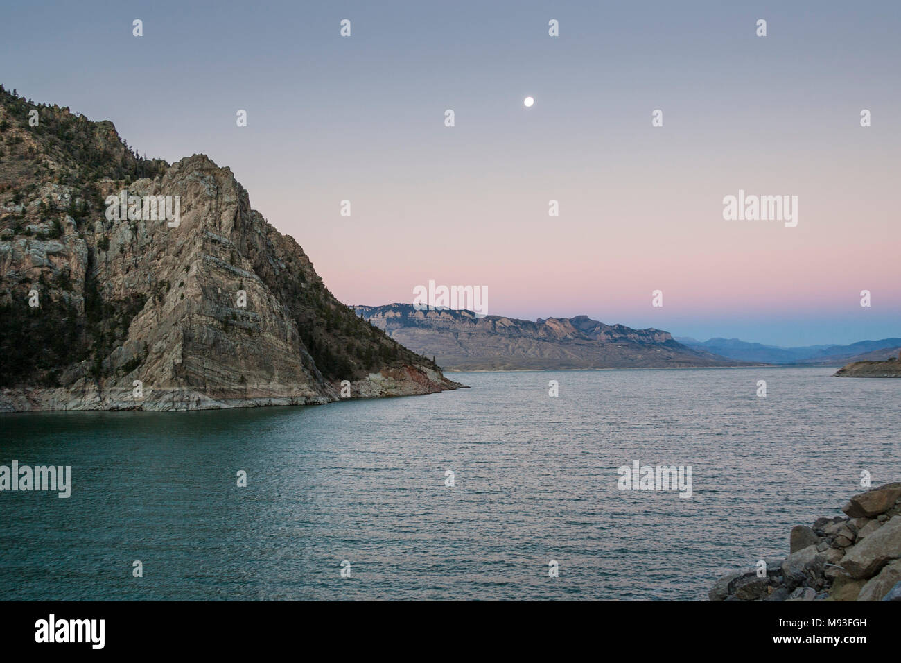Buffalo Bill Dam, of the Shoshone Project, constructed 1905-1910 on the ...