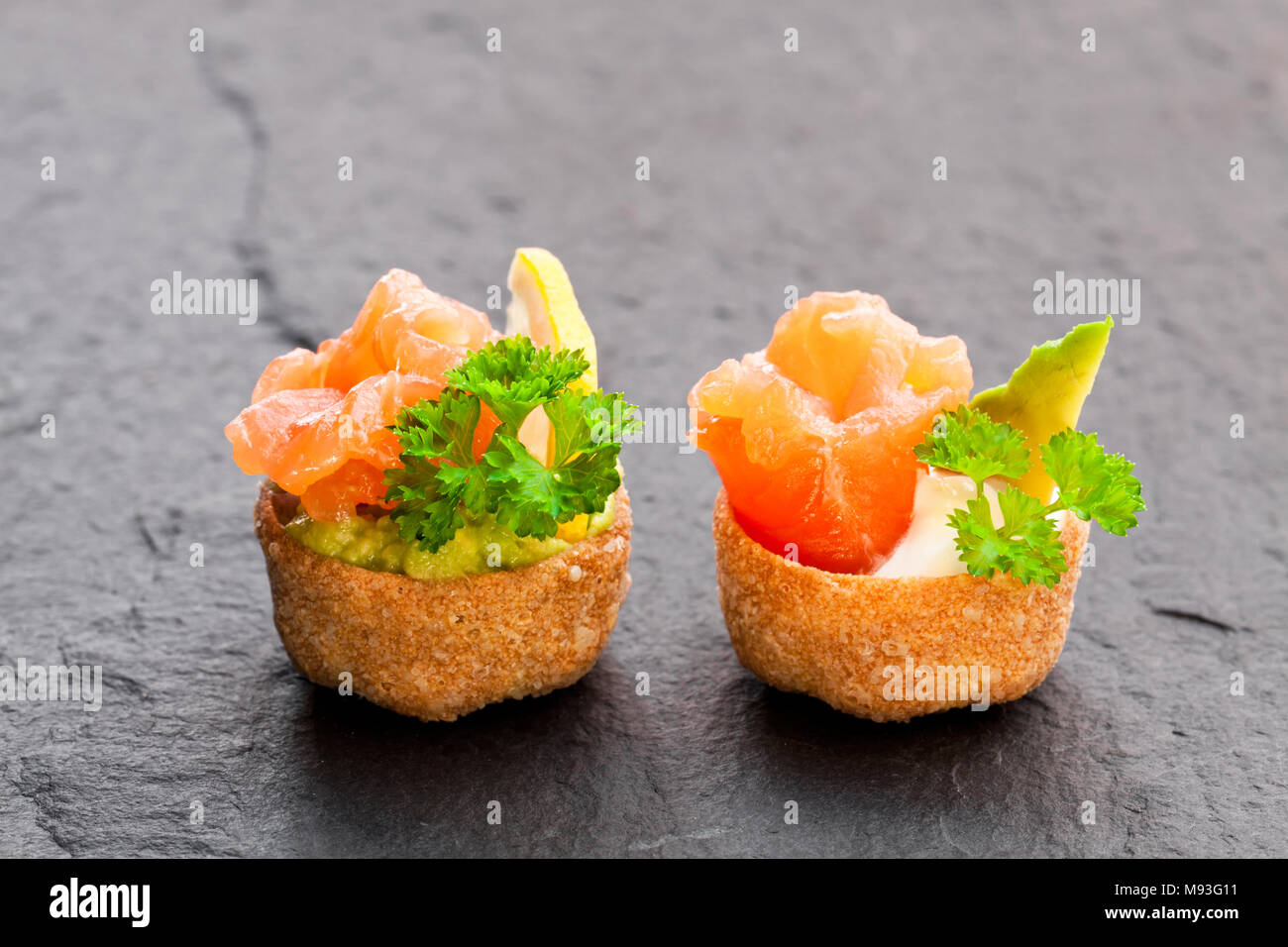 Pastry canape cases hi-res stock photography and images - Alamy