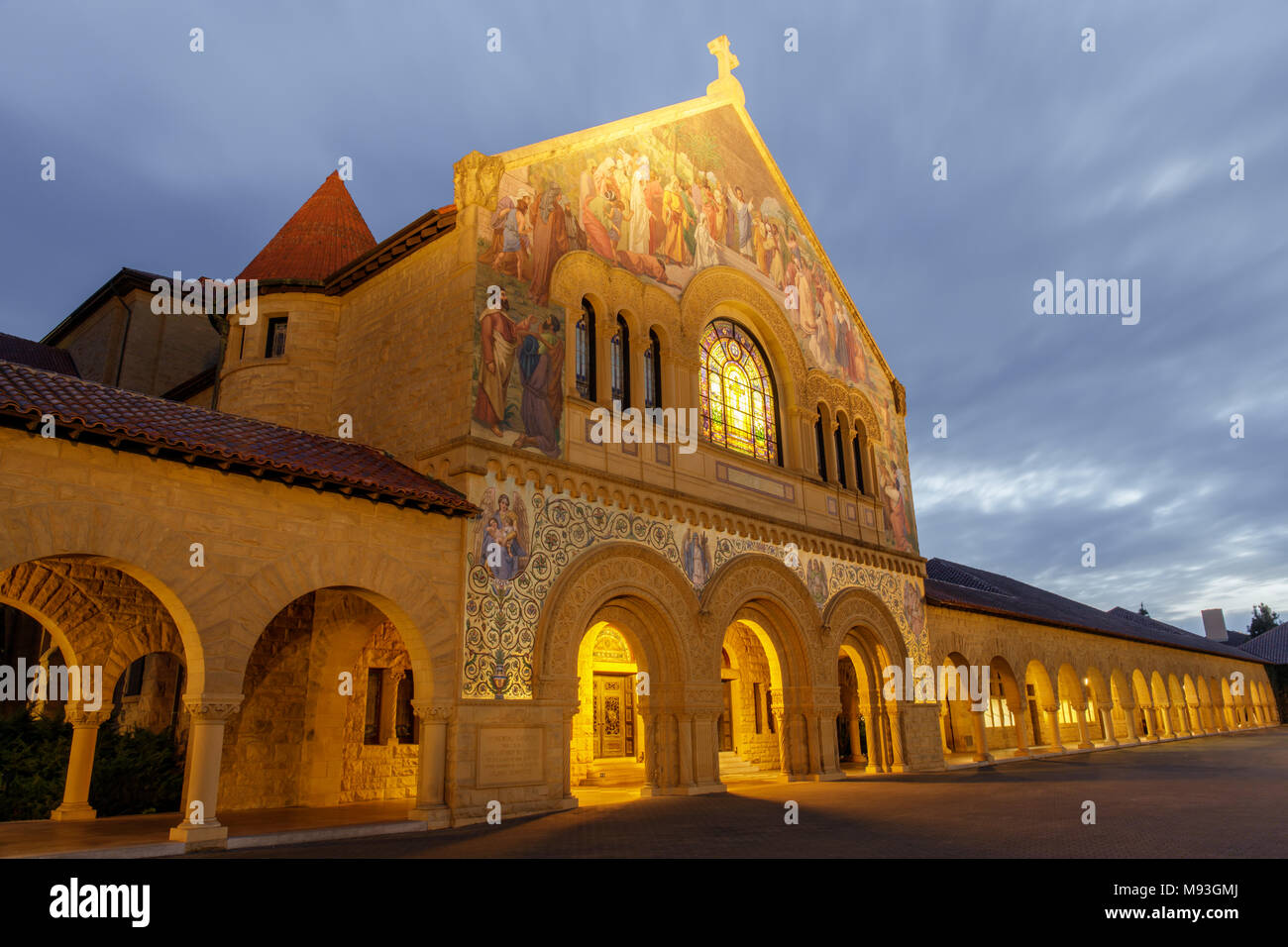 Stanford memorial church mosaic facade hi-res stock photography and ...