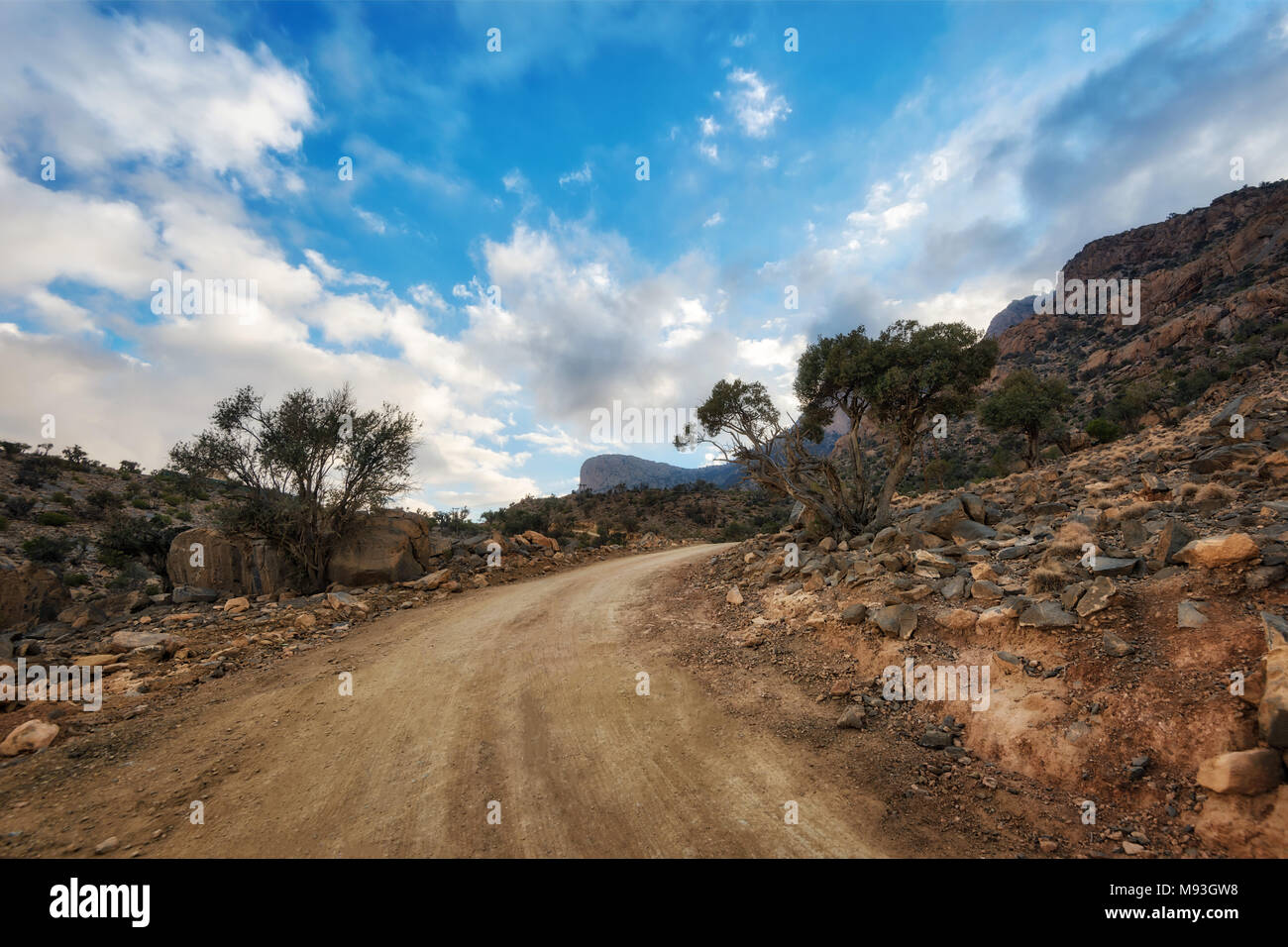 Al Hajar Mountains in Oman taken in 2015 Stock Photo - Alamy