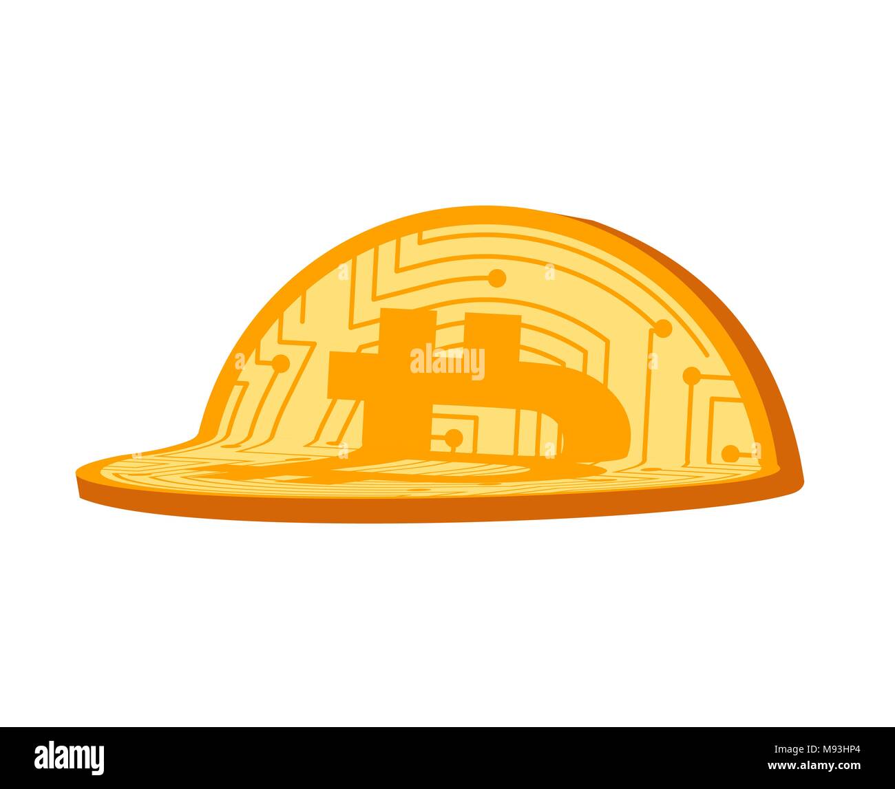 Bent coin Stock Vector Images - Alamy