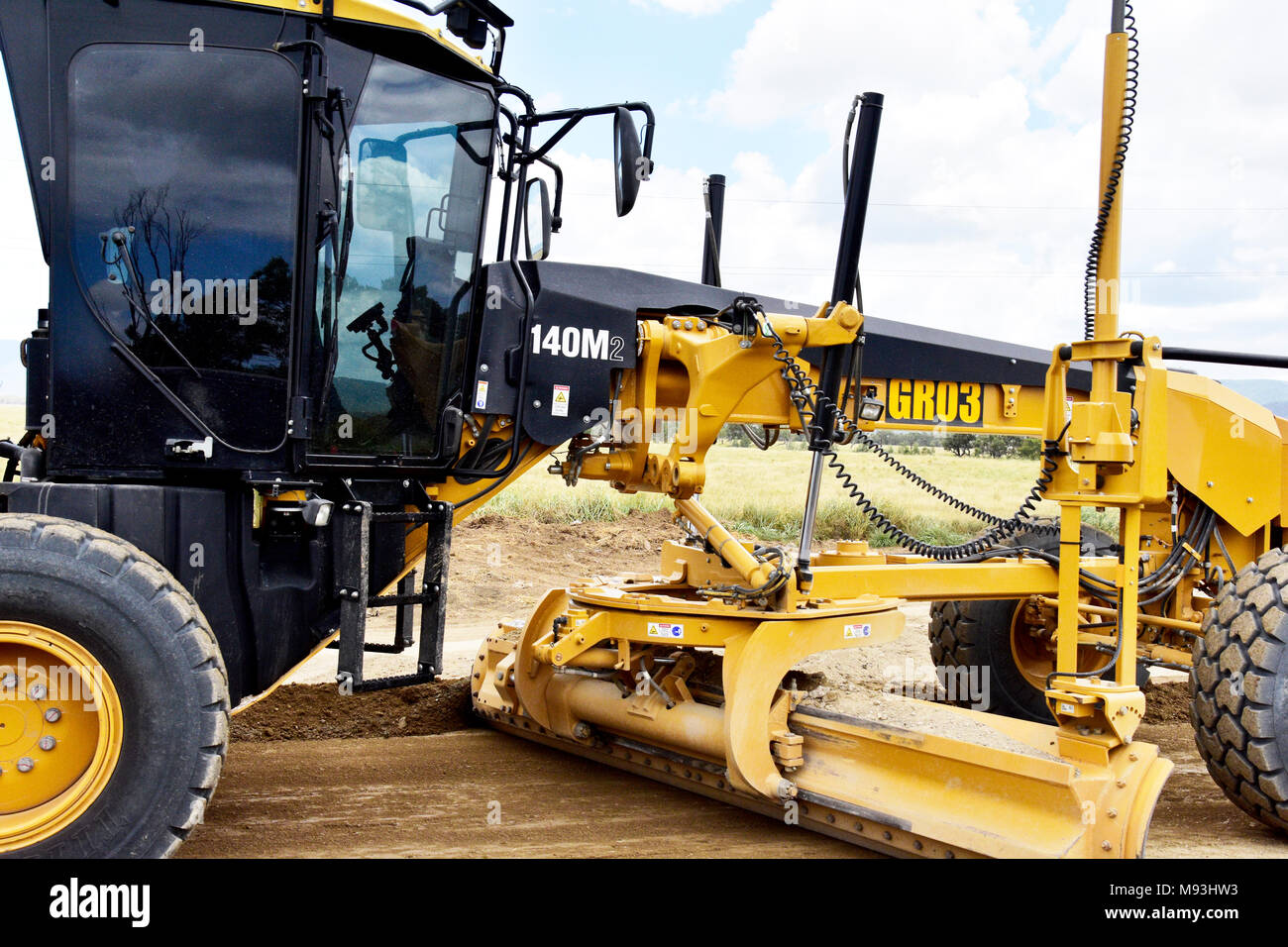 Grader road hi-res stock photography and images - Alamy