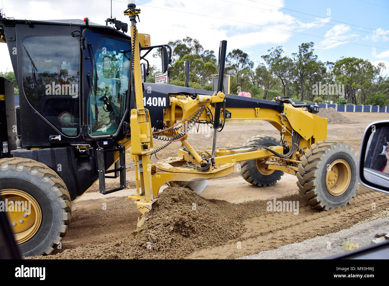 Grader road hi-res stock photography and images - Alamy
