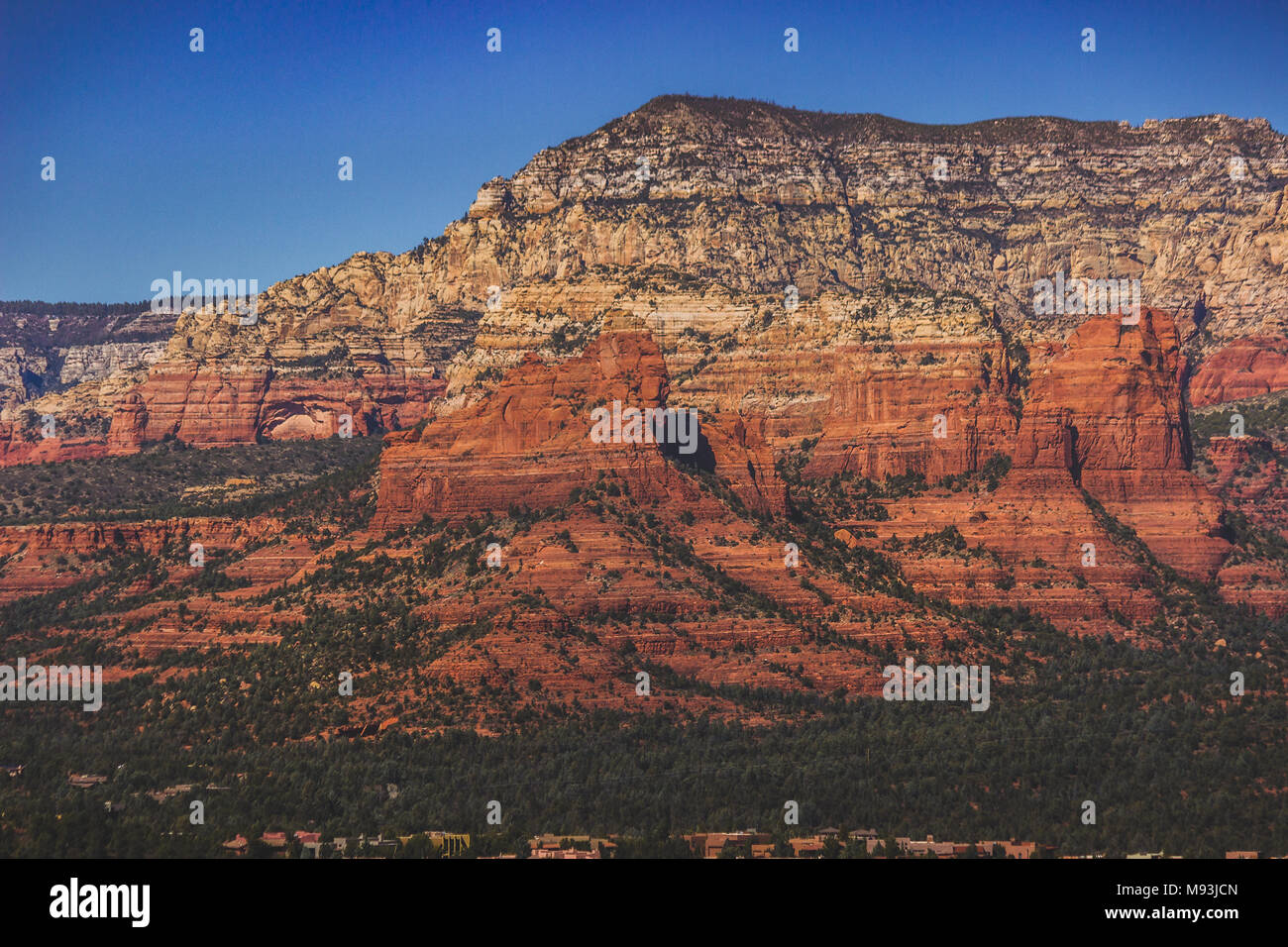 Stunning red rock formations red rock formation standing high above ...