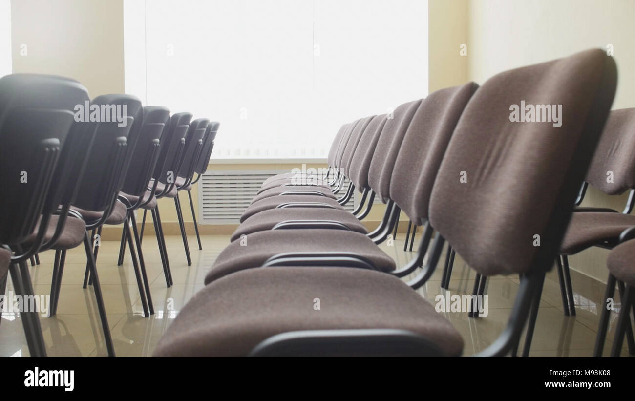Rows of chairs in the conference room Stock Photo - Alamy