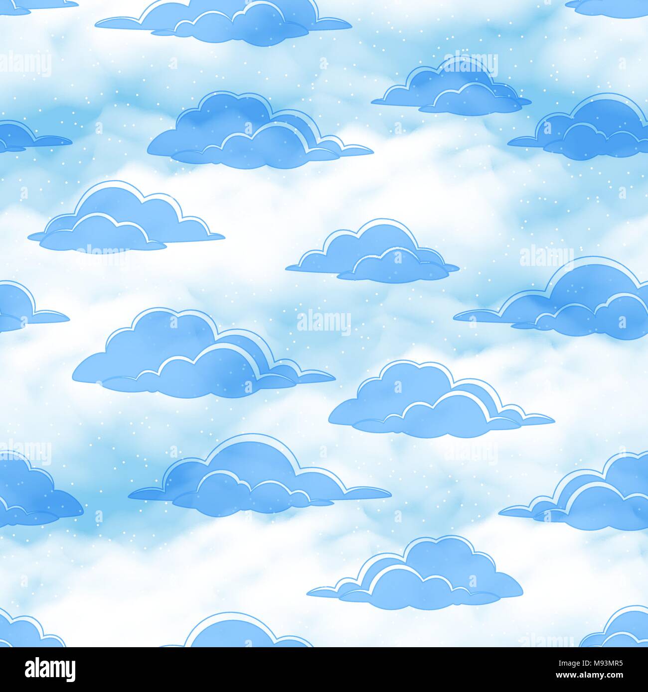 Sky with Clouds Seamless Stock Vector Image & Art - Alamy