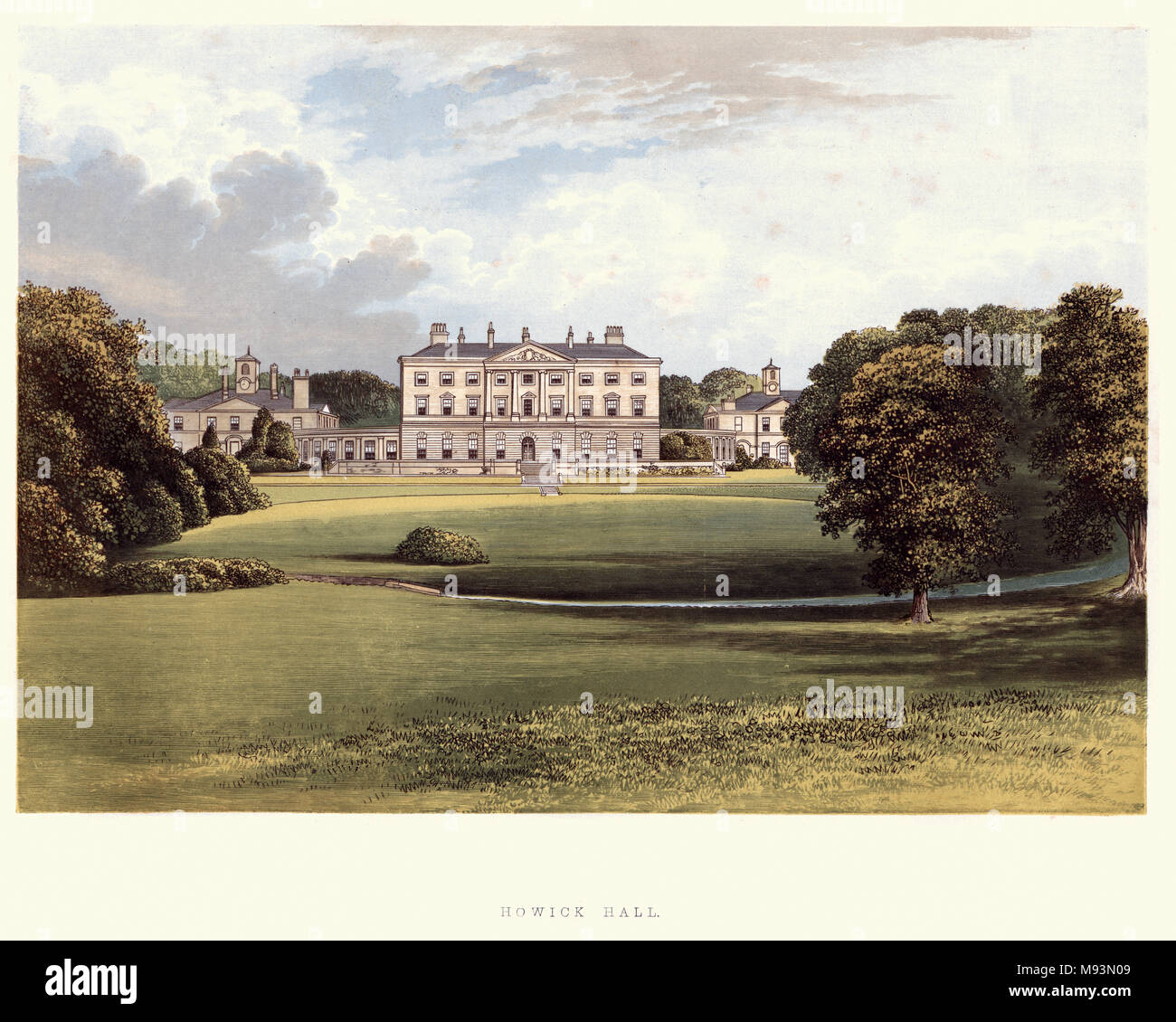 Howick Hall, in the village of Howick, Northumberland, England, is the ...