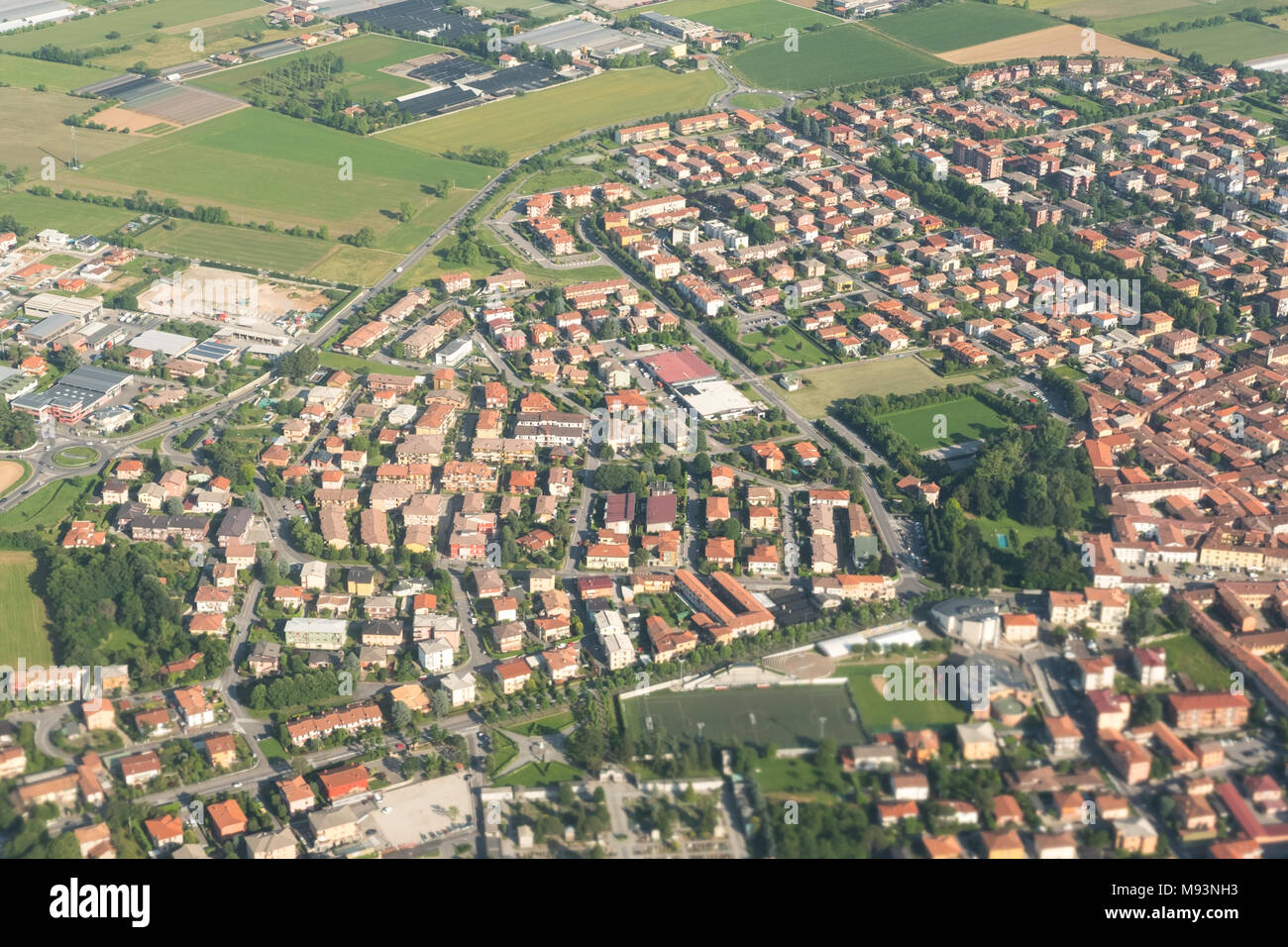 Aerial view of the land, seen from above Stock Photo - Alamy