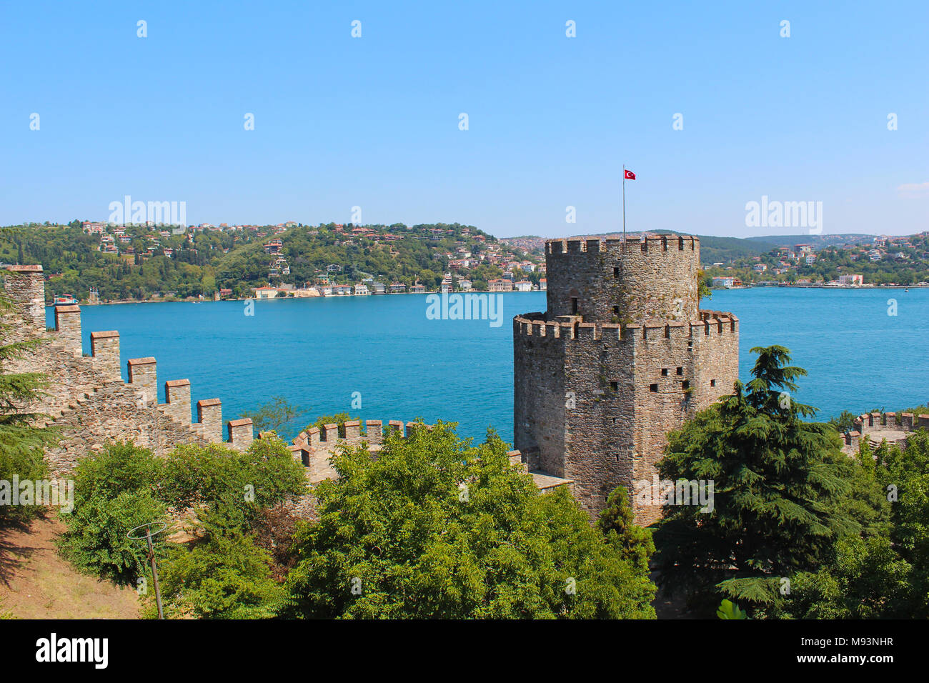 Rumeli hisari fortress and sea in Istanbul, Turkey Stock Photo - Alamy