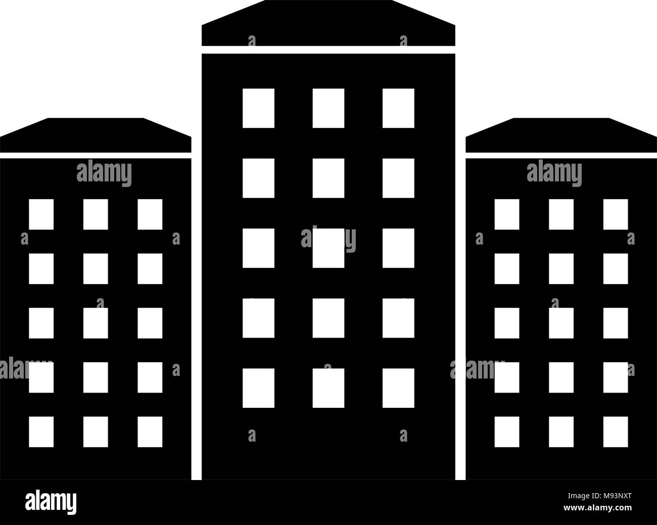 office building icon Stock Vector Image & Art - Alamy
