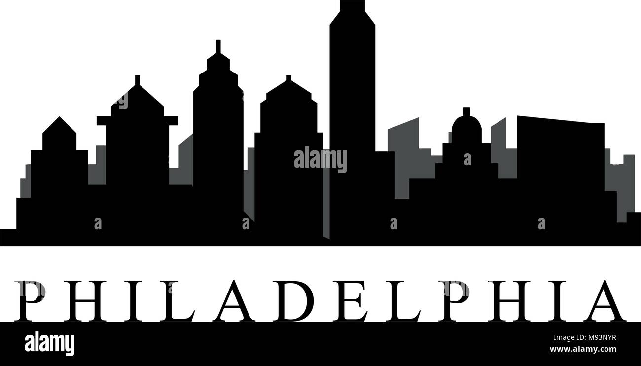 Philadelphia skyline Stock Vector Images - Alamy