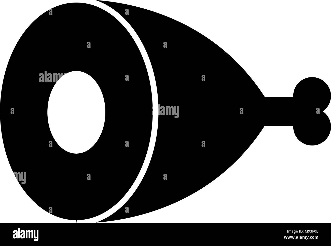 ham leg icon Stock Vector Image & Art - Alamy