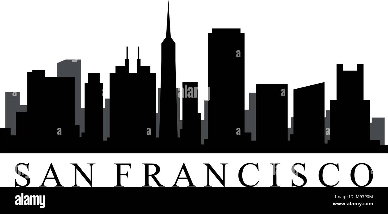 san francisco skyline Stock Vector Image & Art - Alamy