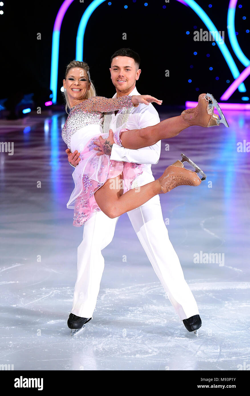 Ray Quinn (right) and Alexandra Schauman during the Dancing On Ice Live ...