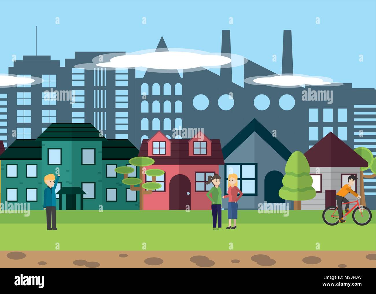 City park ecosystem Stock Vector Images - Alamy