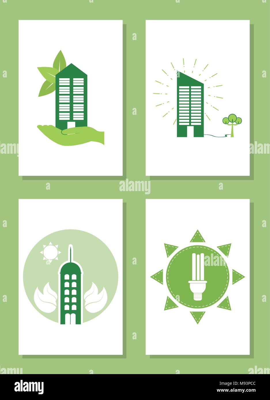 All electric buildings Stock Vector Images - Alamy