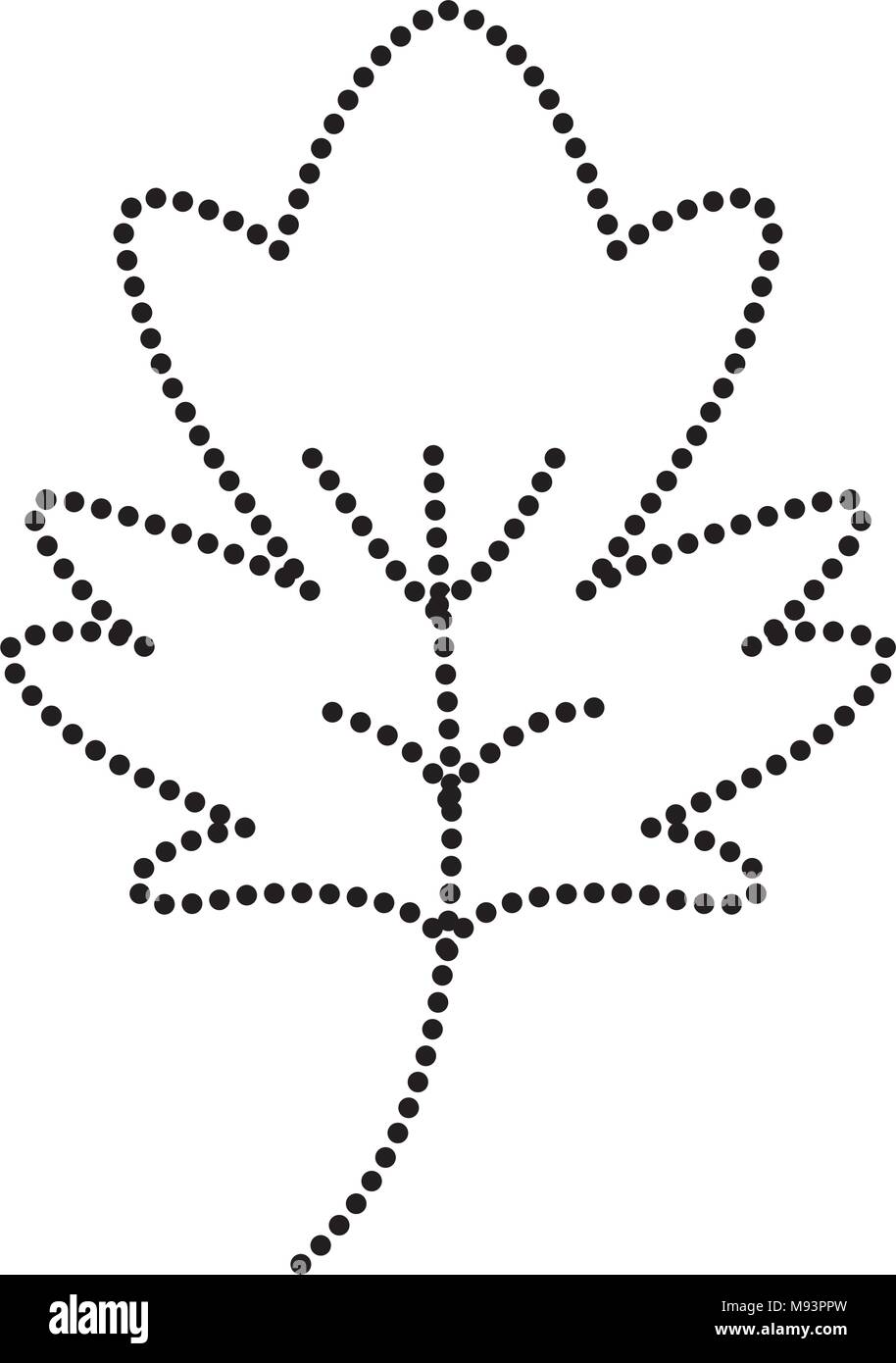 Dotted shape nature leaf hi-res stock photography and images - Alamy