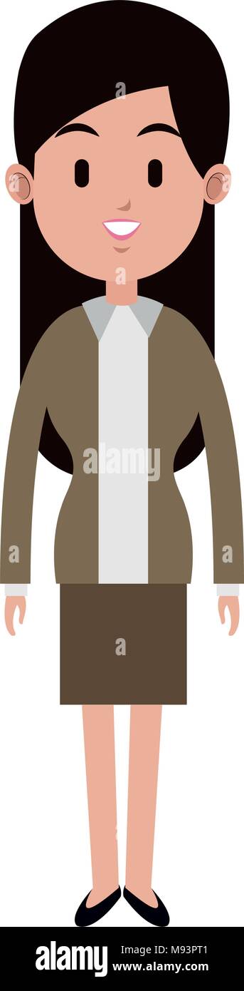 Executive woman cartoon vector illustration graphic design Stock Vector ...