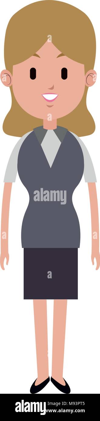 Executive woman cartoon vector illustration graphic design Stock Vector ...