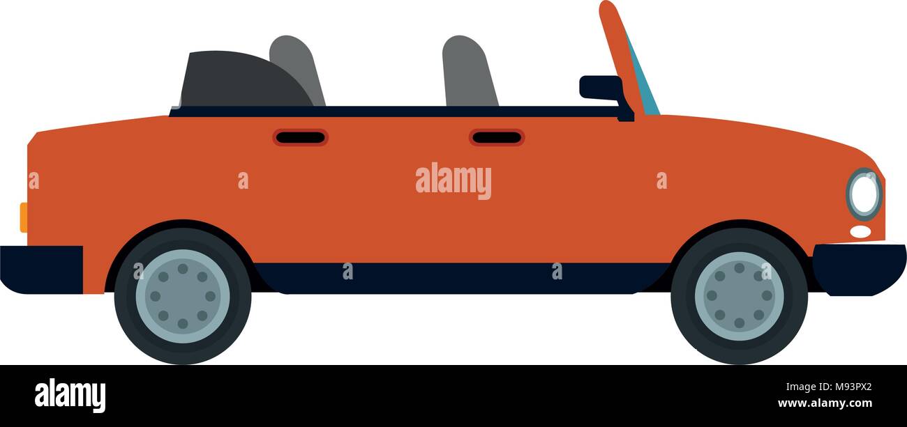 Convertible car vehicle vector illustration graphic design Stock Vector ...